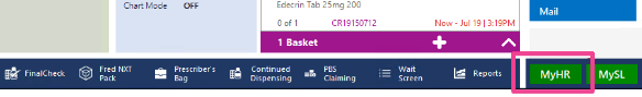 How to activate MyHR in Fred Dispense Plus – Knowledge base