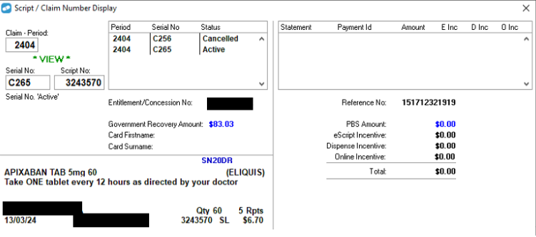 How to cancel specific claim numbers – Knowledge base