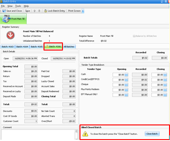 Batch entry – Knowledge base