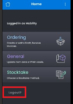 Log in and out of Fred Mobility – Knowledge base