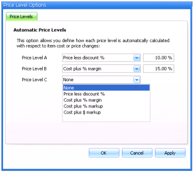 Price levels – Knowledge base
