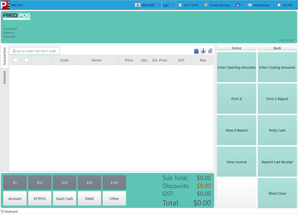 X and Z Reports (Fred POS Plus) – Knowledge base