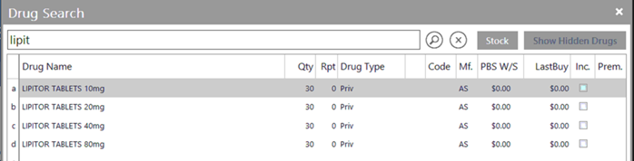 PBS drug only showing as non-PBS option – incorrect prescriber type ...