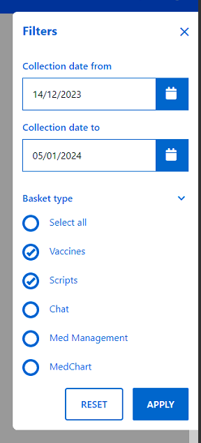 Baskets not displaying in MedView Flow web application – Knowledge base