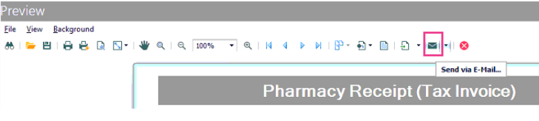 How to email receipts in Fred Dispense Plus – Knowledge base